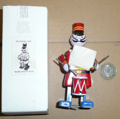 DRUMMER TOY SOLDIER Clockwork & Original Box VINTAGE NEW WITH KEY | eBay UK