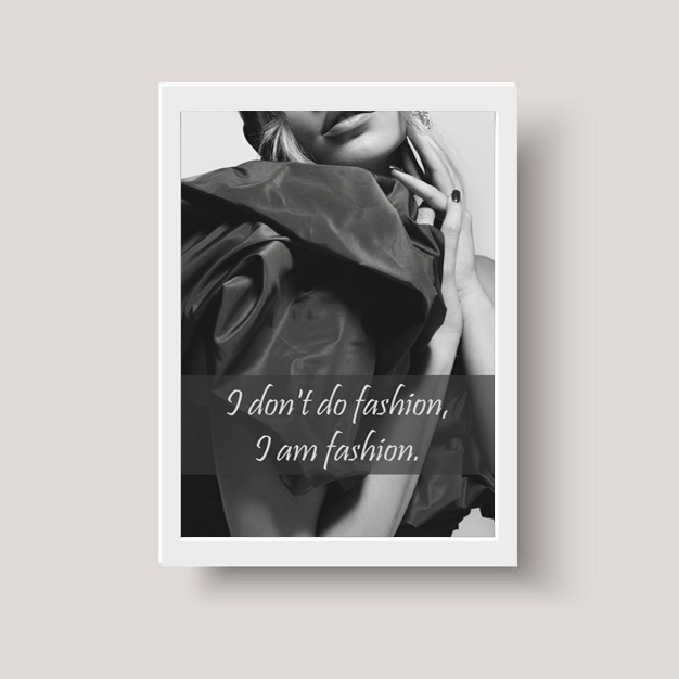 CoCo Designer Fashion Wall Art Poster Print Picture Gift A3 A4 Black ...