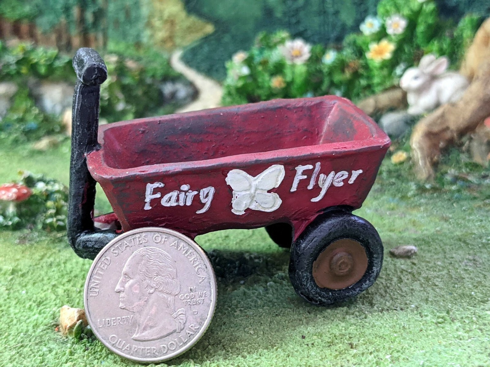 Fairy Flyer Wagon WS 2077 Miniature Fairy Garden | eBay