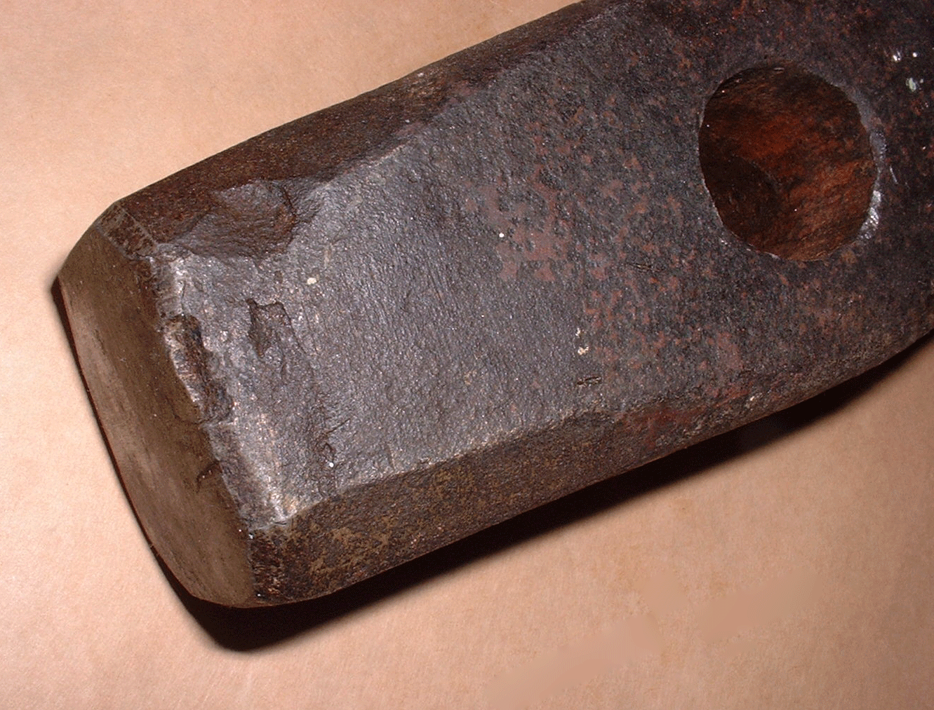 100+ Years Old 6-7/8" Atha 8 lb. Sledge Hammer Head with ~ 2" Octagonal ...