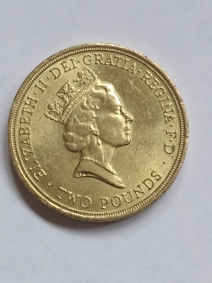2 Pounds £2 - Elizabeth II 1986 Gratia Regina - Circulating ...