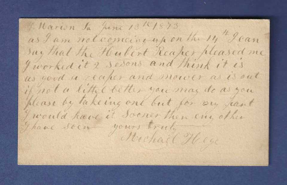 UX1 - FIRST U.S. POSTAL CARD - 1873 FIRST YEAR OF USAGE - FANCY ...