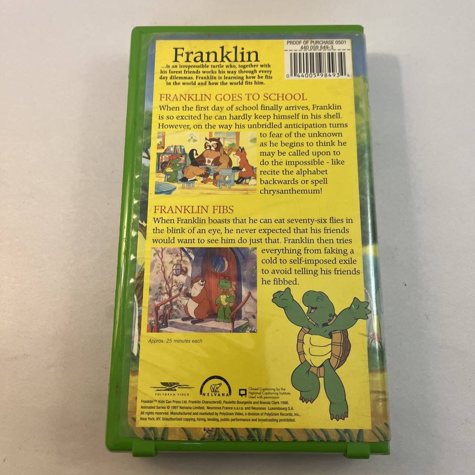 Franklin Goes to School (VHS, 1997) | eBay
