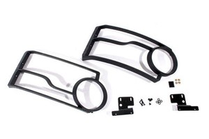 LAND ROVER LR4 DISCOVERY 4 2010-14 GENUINE FRONT LIGHT GUARD SET PAIR ...