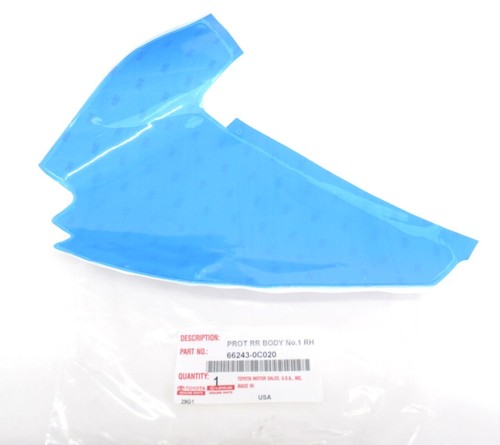 Genuine OEM Toyota 66243-0C020 Passenger Rear Stone Guard Protector 14 ...
