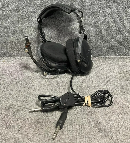 Flightcom Aviation Headset, Classic 4DX Over-The-Ears In Black | eBay