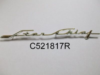 1956 Pontiac Speaker Script "Star Chief" Chrome Plastic, C521817R | eBay
