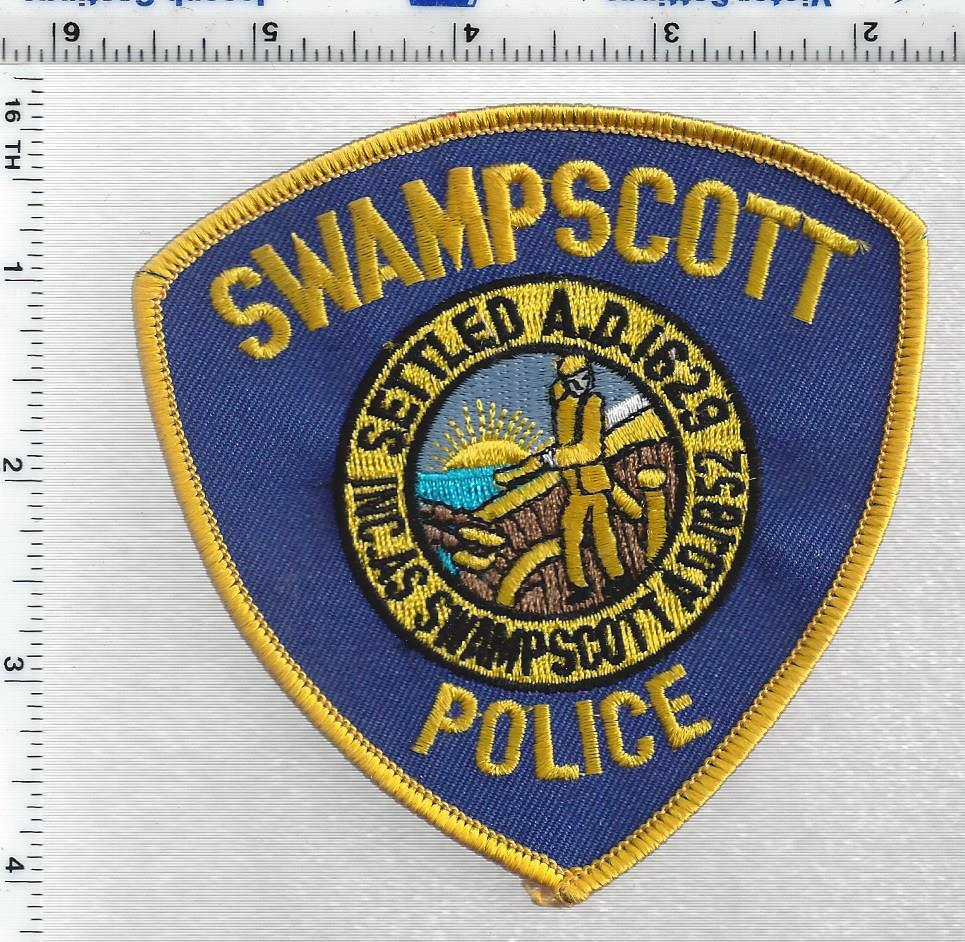 Swampscott Police (Massachusetts) 2nd Issue Shoulder Patch | eBay