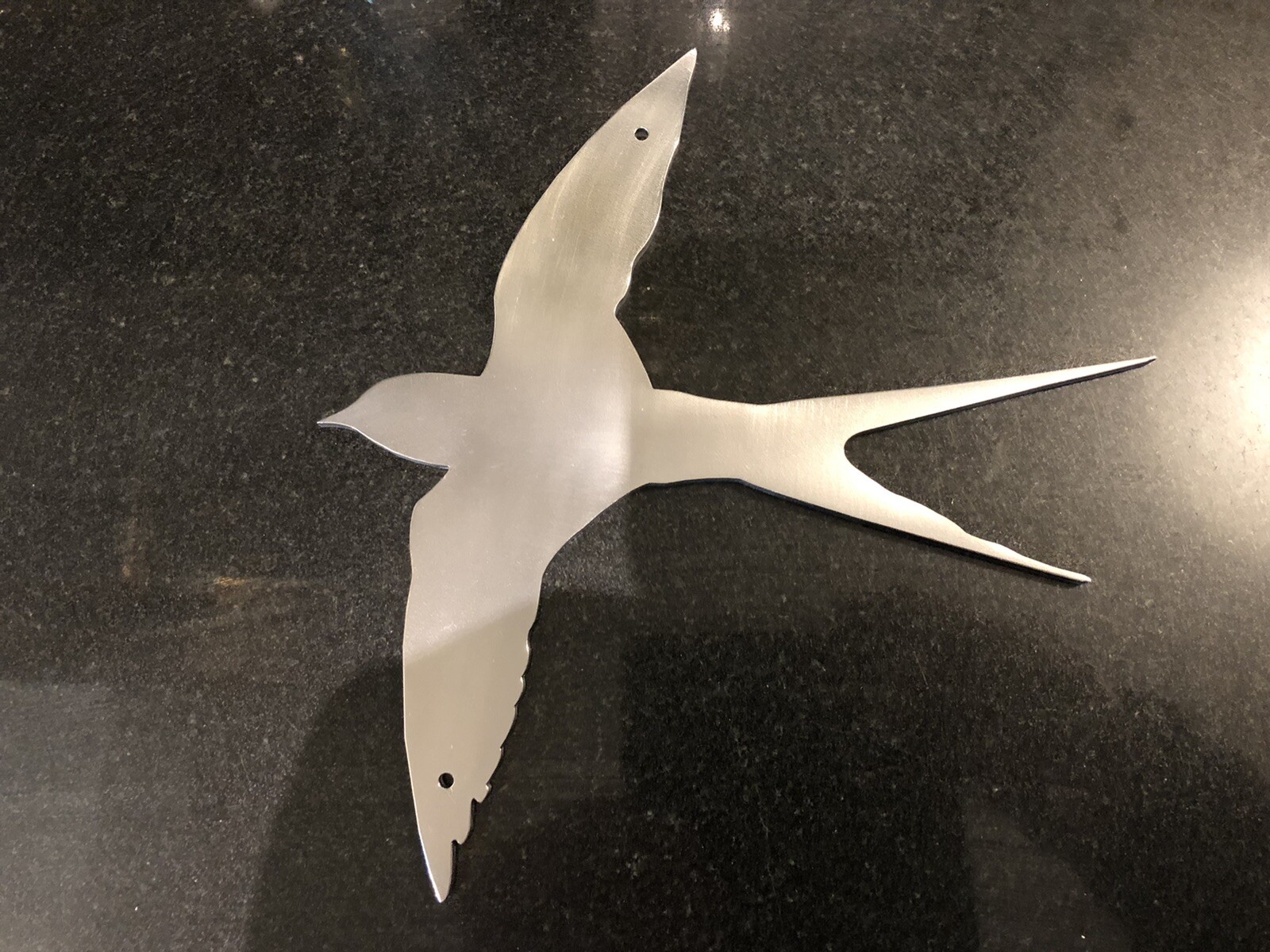 BR British Rail Steel Intercity Swallow Logo Plate Replica Polished ...