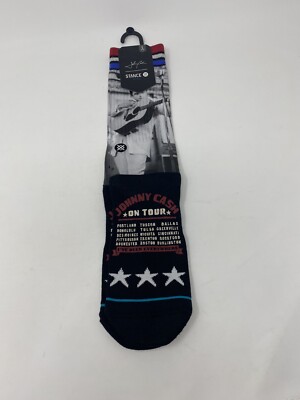 STANCE Johnny Cash 'On Tour' Socks Size MEDIUM - NEW WITH TAGS | eBay