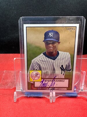 2007 Topps 1952 Rookie Collection Signature #52S-ER Edwar Ramirez ...