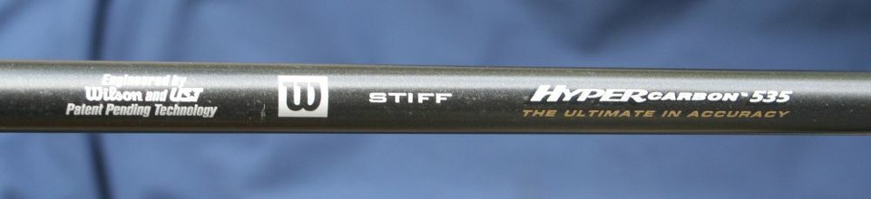 Wilson FS Fat Shaft 8 Iron Original HyperCarbon 535 Stiff Flex Graphite ...