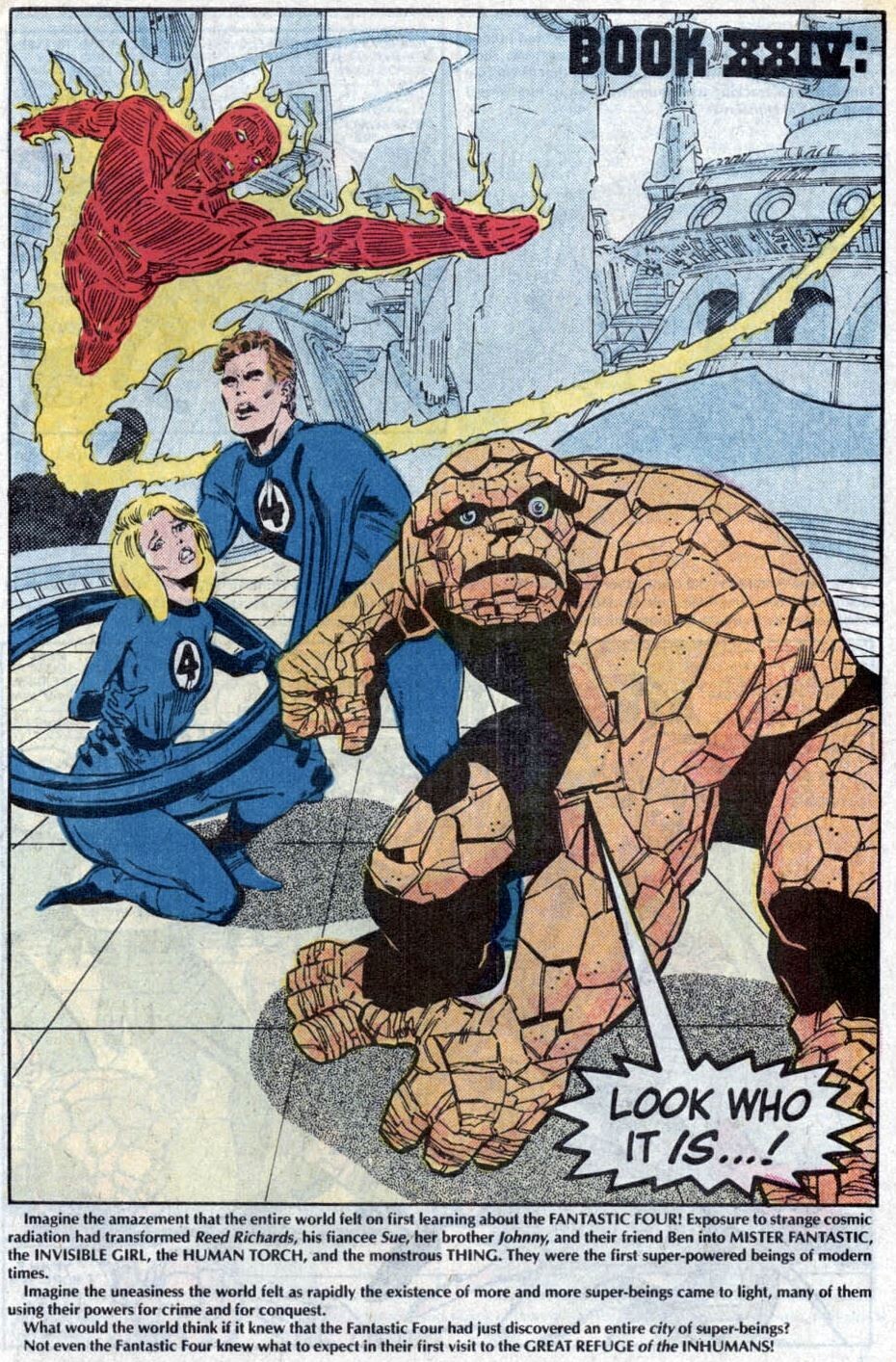 1987 Marvel Mutant Hall of Fame Sticker #18 Fantastic Four - PSA 8 NM ...