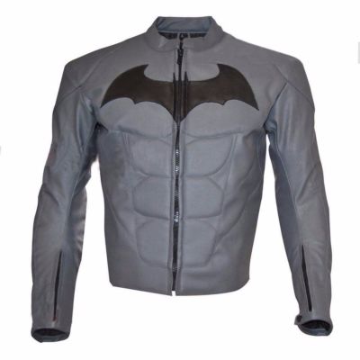 Mens Motorcycle Jacket Batman A Grade Leather Motorbike Rider Biker ...