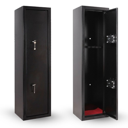 3 Or 6 Gun Cabinet Lockable Safe Rifle Firearm Steel BS7558/92 Police ...