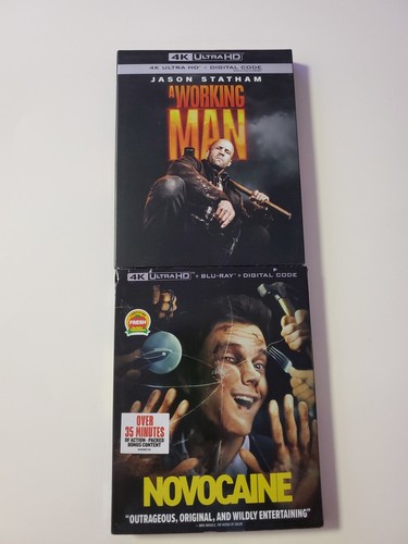 A WORKING MAN + NOVOCAIN, 4K ULTRA HD W/SLIPCOVERS, | eBay