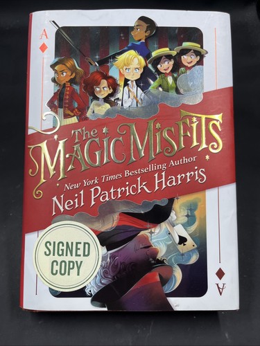 Neil Patrick Harris Signed Autographed The Magic Misfits Hardcover Book ...