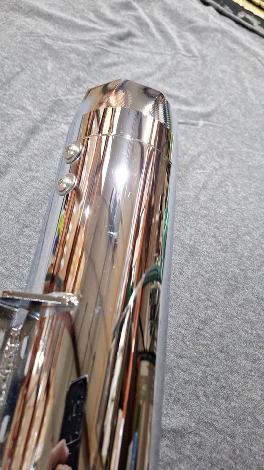 TAB Performance Softail Short Chrome Exhaust Pipes Zombie (Loud ...
