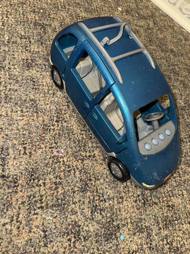 Fisher Price Loving Family 1999 Teal Blue Mini Van SUV Vehicle Car w ...