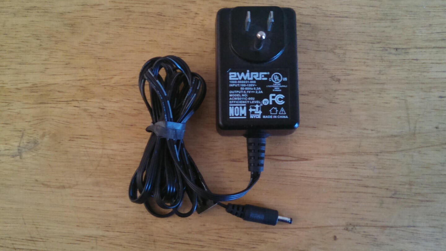 2 Wire Power Adapter ACWS011C-05U | eBay
