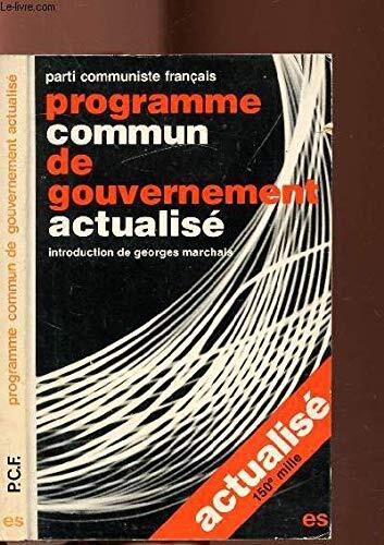 Updated Common Government Program [Paperback] FRENCH COMMUNIST PARTY | eBay