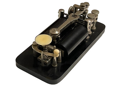 Vintage 1870 Partrick & Carter lineman's telegraph Morse code pocket ...