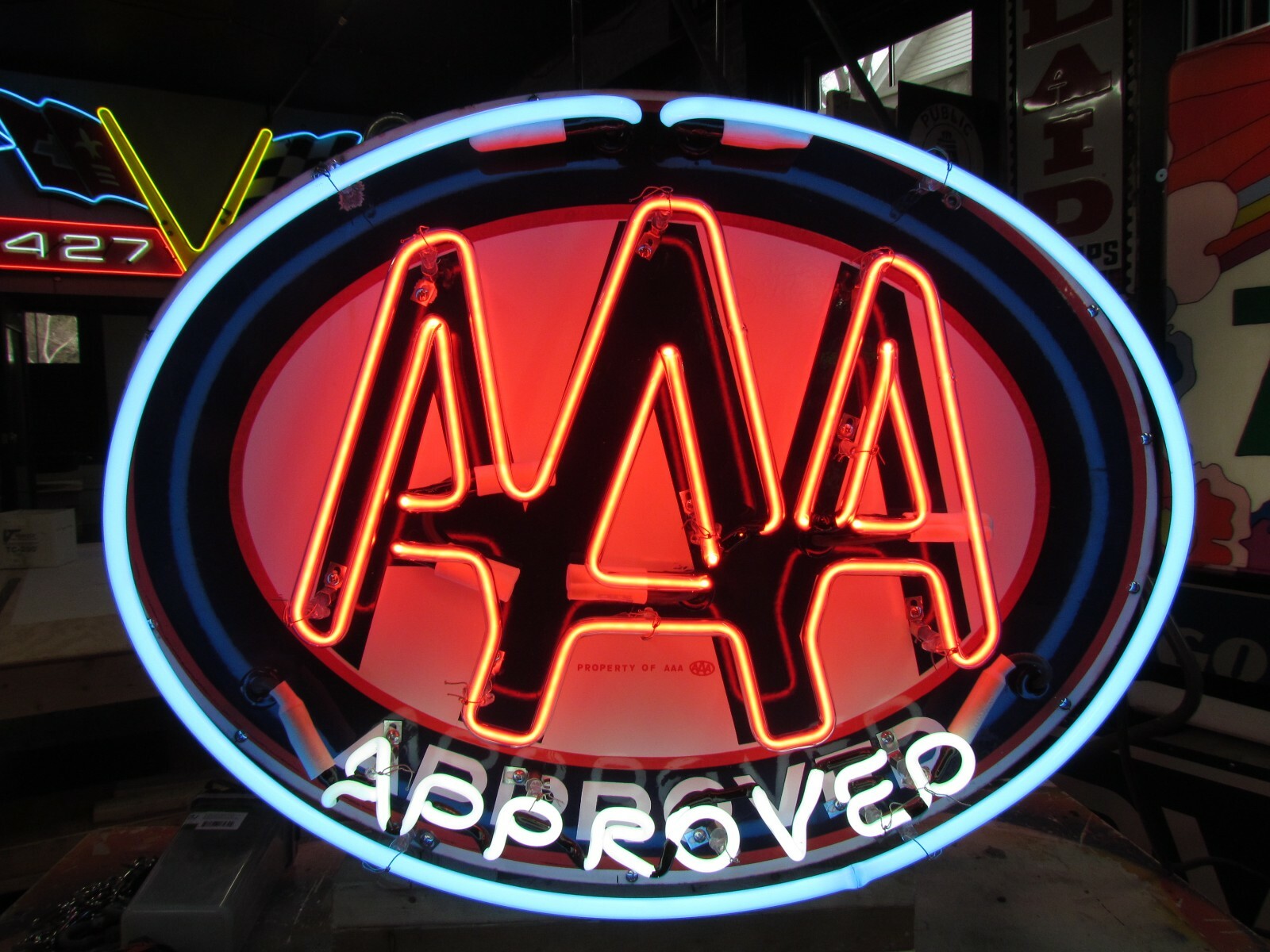 New AAA Approved Double-Sided Porcelain Neon Sign 30"W x 24"H | eBay