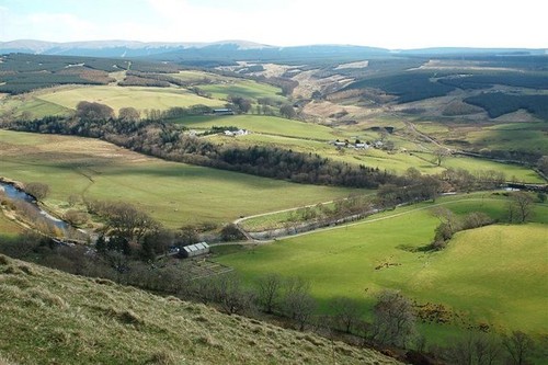 Photo 6x4 Stinchar Valley View Barr/NX2794 Looking down to the Stinchar ...