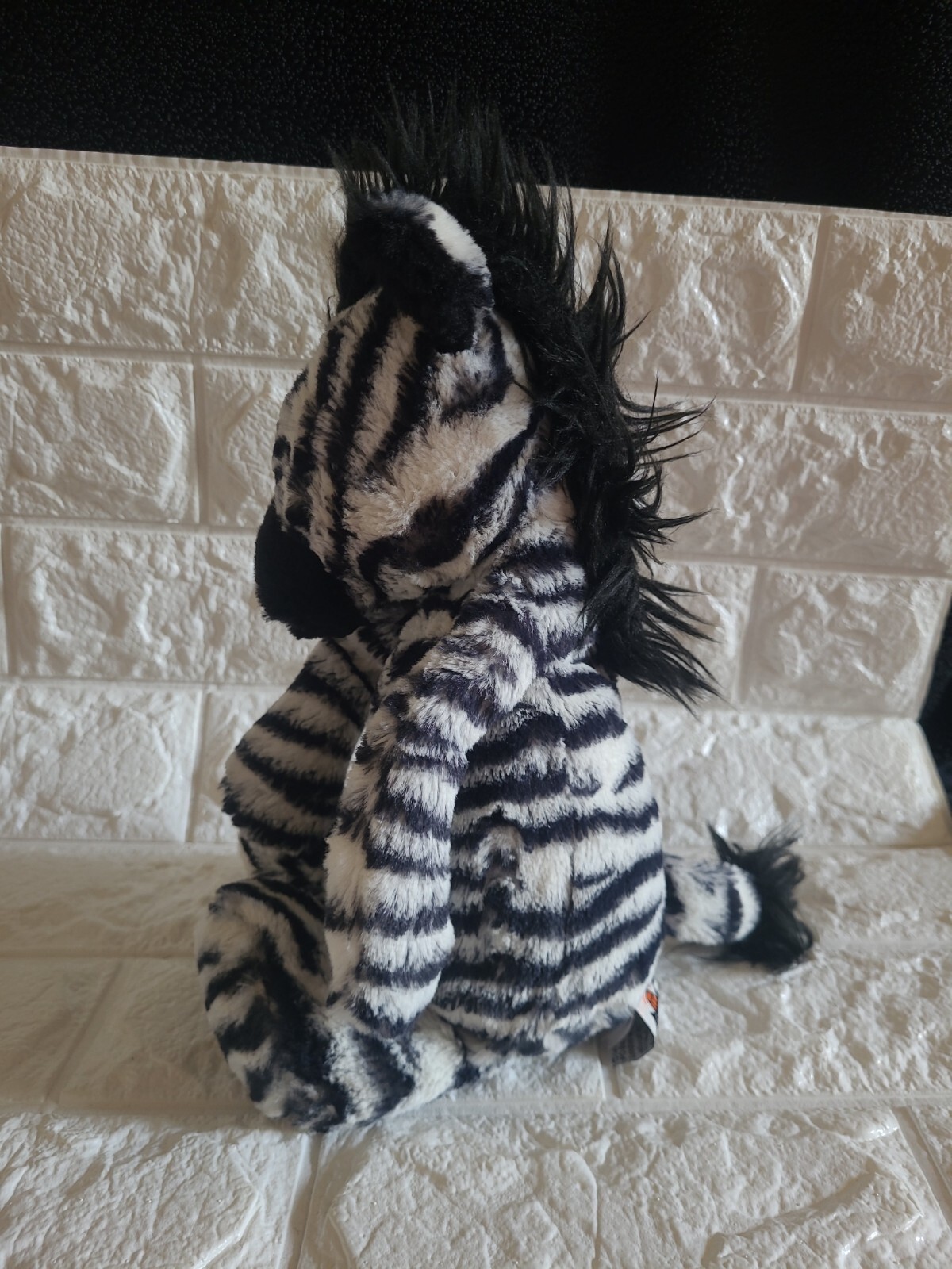Rare+Jellycat+Bashful+Zebra+Black+Nose+Plush+Soft+Cuddly+Toy for sale ...