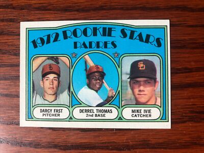 1972 Topps #457 Padres Rookies Fast Thomas Ivie RS, RC | eBay