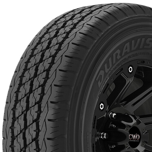 (QTY 5) LT245/70-17 Bridgestone Duravis R500 HD 119R LRE Black Wall ...