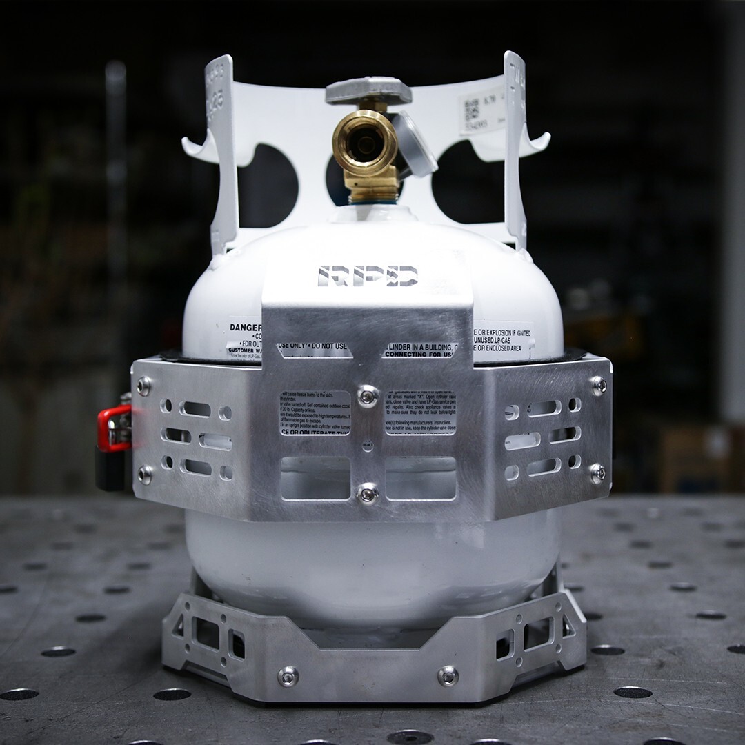 5 LB Propane Tank Mount for Jeep, 4runner, Tacoma, Overlanding, and ...