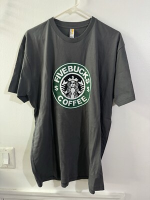 NWOT woot shirts five bucks coffee tee sz XL | eBay