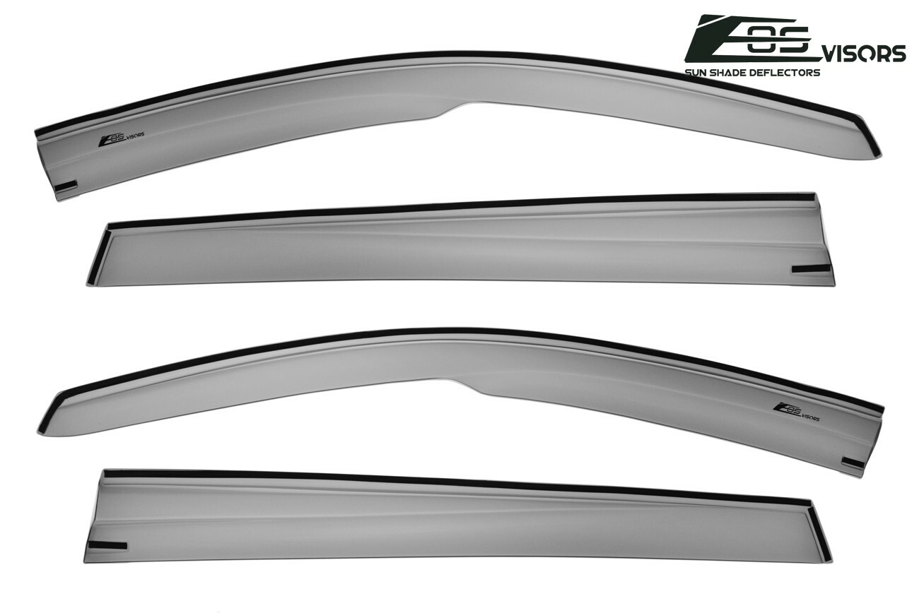 For 07-13 Acura MDX JDM MUGEN Tape-On SMOKE TINTED Sun Shade Rain ...