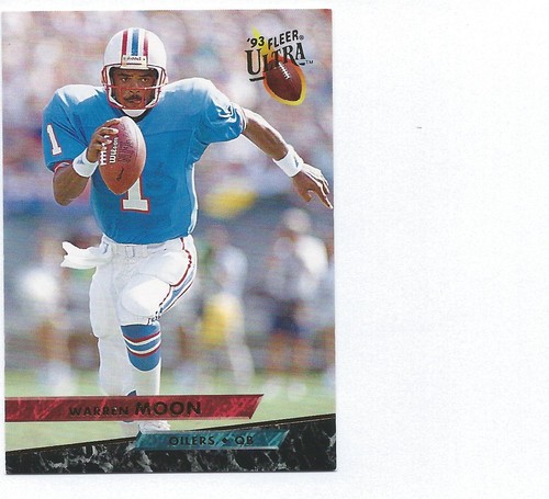 1993 Warren Moon Fleer Ultra Card Houston Oilers #171 | eBay