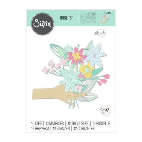 Sizzix Thinlits Dies By Olivia Rose 12/Pkg - Pass The Bouquet | eBay