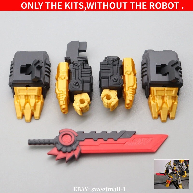 3D Printing Hand Foot Weapon Upgrade Kit For Legacy Core Dinoking ...