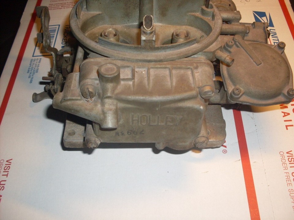 VINTAGE HOLLEY SPREADBORE CARBERETOR 9895 650 CFM CHEVY GM CORVETTE | eBay