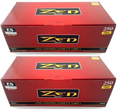 Zen Smoke Full Flavor 100 mm 100's Cigarette Filter Tubes (2) | eBay