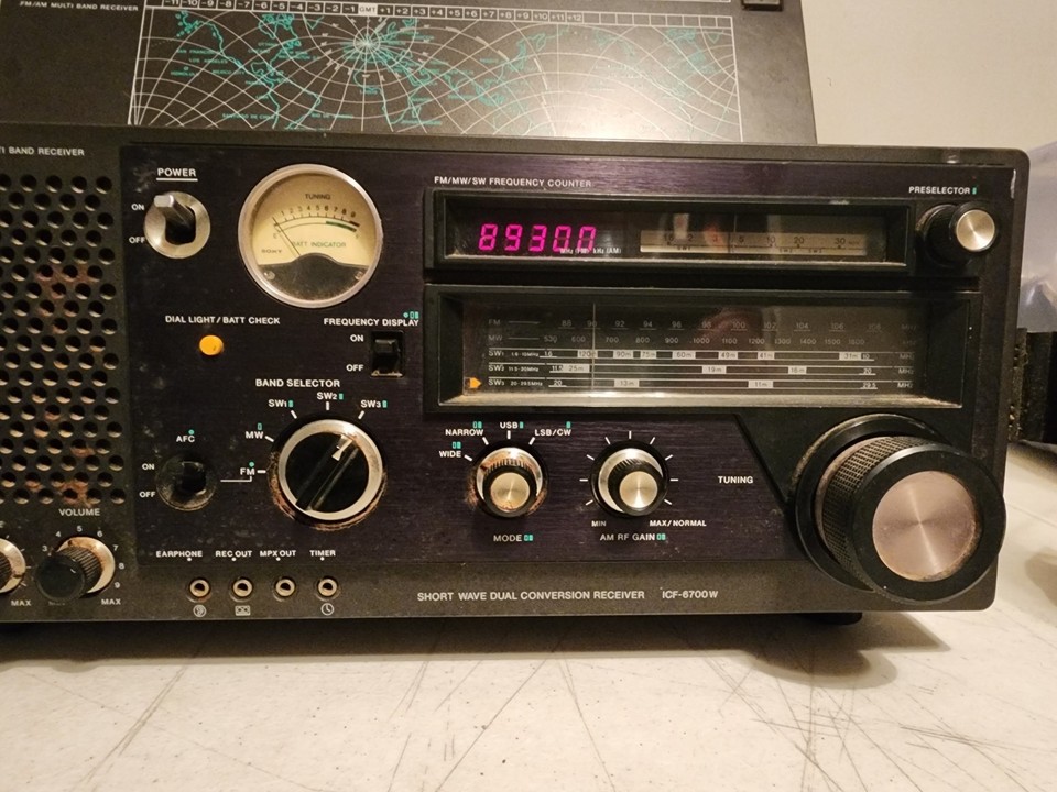 Sony ICF 6700W Multi Band Shortwave Radio, FM, AM, SW1, SW2, SW3 | eBay