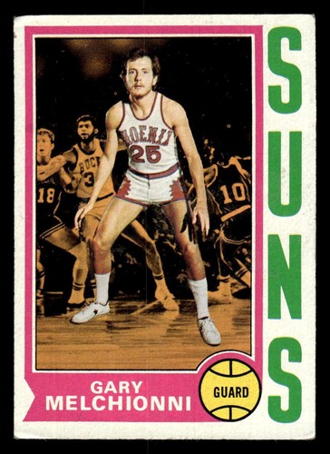 1974 TOPPS GARY MELCHIONNI 71 VG RC BASKETBALL PHOENIX SUNS | eBay