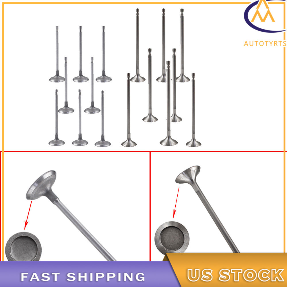 For Mini Cooper R56 2008-2014 1.6L 16PCS Engine Intake Exhaust Valves ...