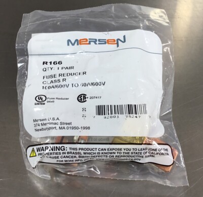 MERSEN R166 Fuse Reducer Pair Class R 4C-42 | eBay