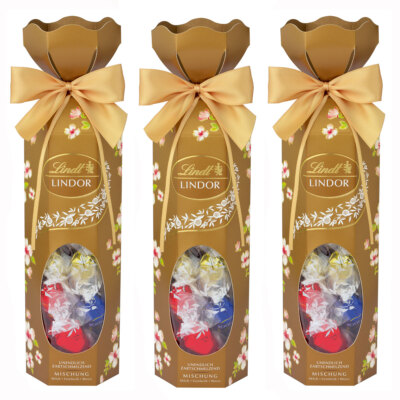 Lindt Pâques Fleurs Tube Mélange Avec Schokoladeneiern 160g 3er Paquet ...