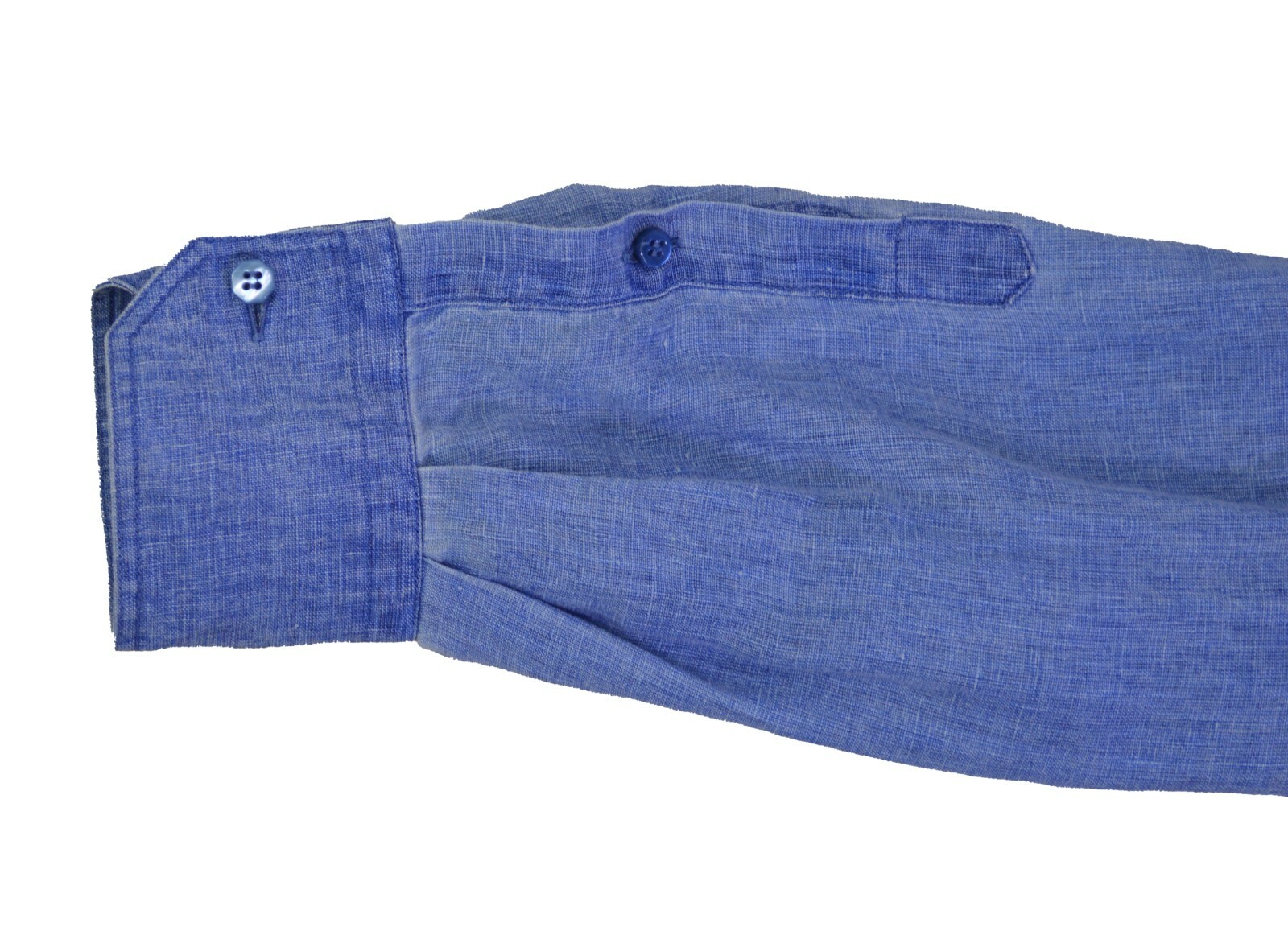 Amazing Men's Stefano Ricci Dress Shirt 40 15.5 Blue 100% Linen ...