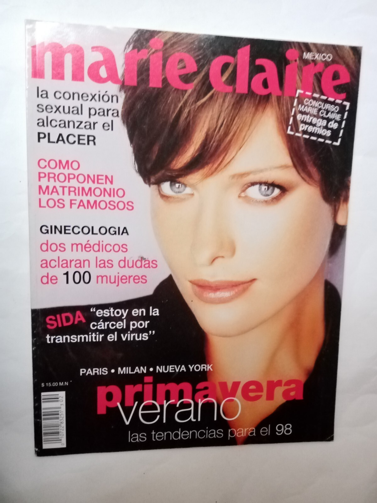 JENNY BRUNT MARIE CLAIRE MEXICAN MAGAZINE MEXICO SPANISH FEBRUARY 1998 ...