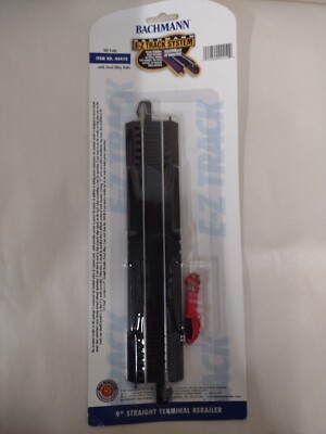 Bachmann 9" Terminal Rerailer HO Scale 44410 Steel Alloy Rails Factory ...
