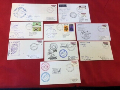 1974 Ross Dependency Scott Base Antarctica x 9 FDC 5 Signed | eBay