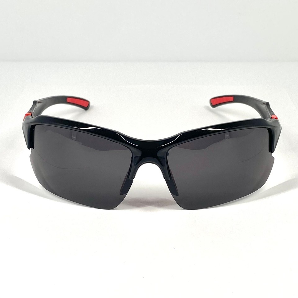 Linvo Sport & Driving Sunglasses Men's Black Lenses Black Frame With ...