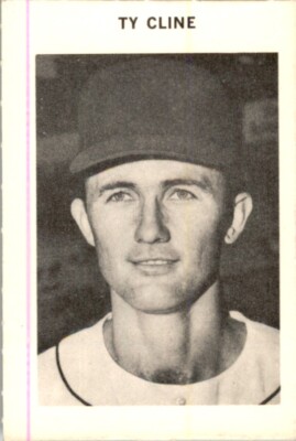 1969 Milton Bradley Baseball Game Ty Cline Montreal Expos #4 | eBay